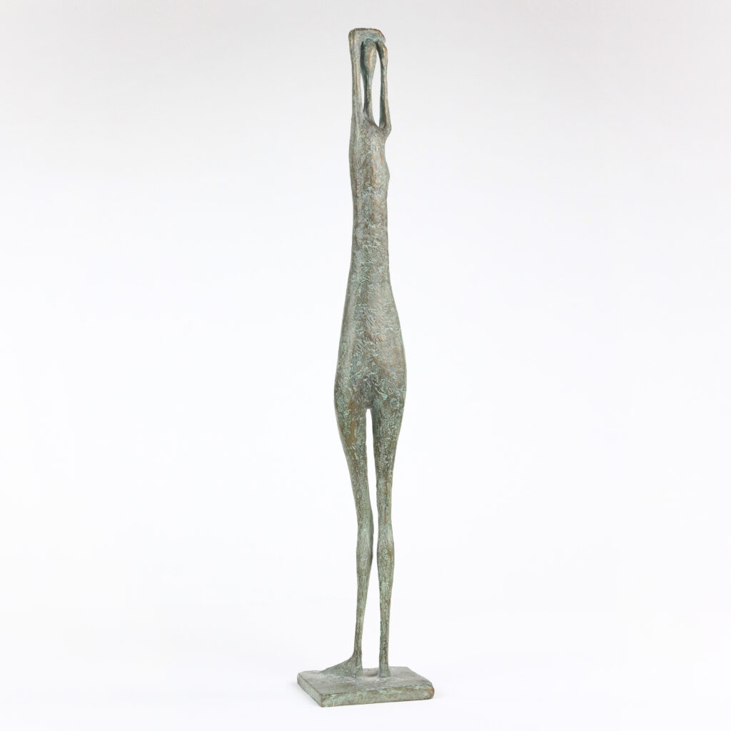 Arms Raised Standing Figure VIII | Contemporary sculpture by Pierre ...