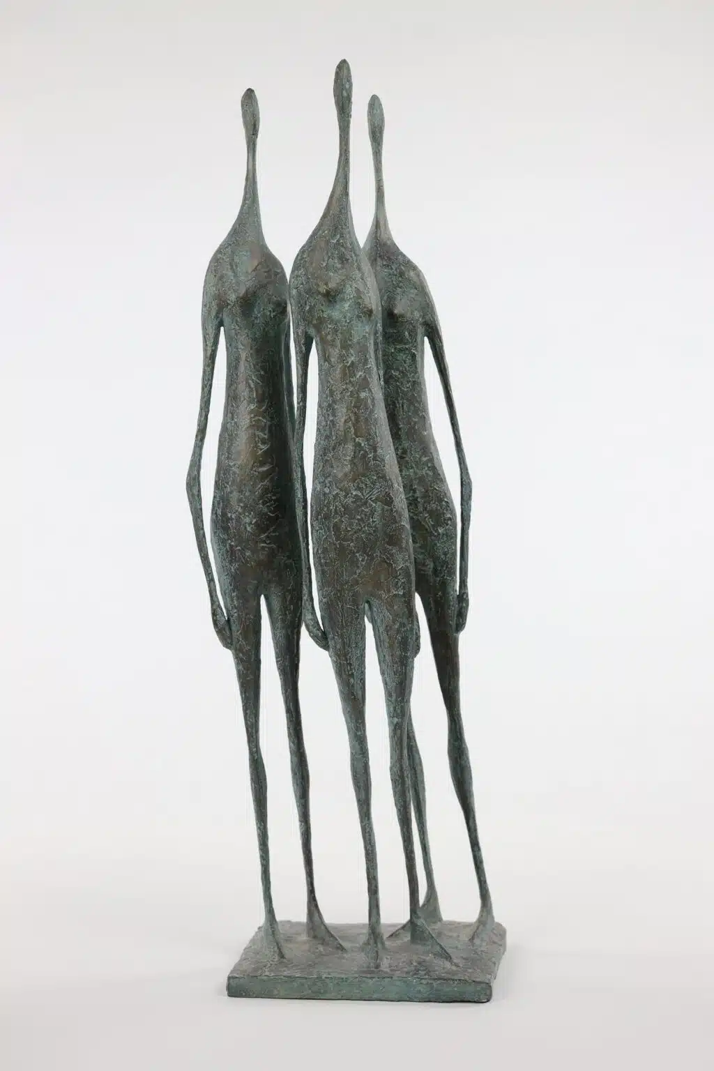 3 Standing figures V | Contemporary sculpture by Pierre Yermia for Sale ...