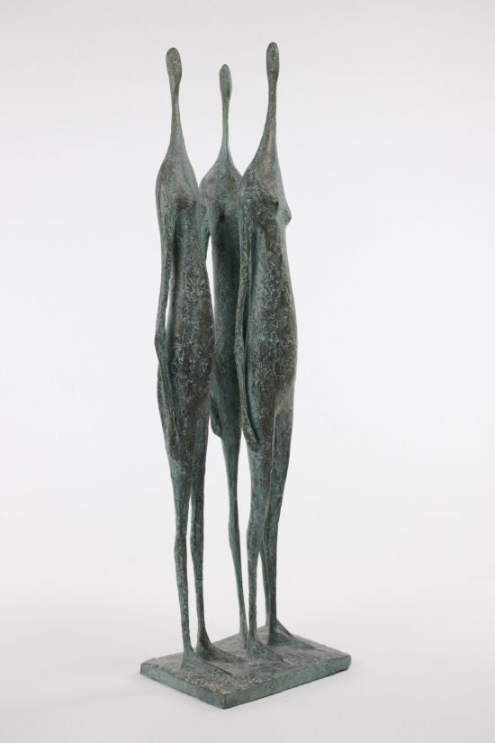 3 Standing figures V | Contemporary sculpture by Pierre Yermia for Sale ...
