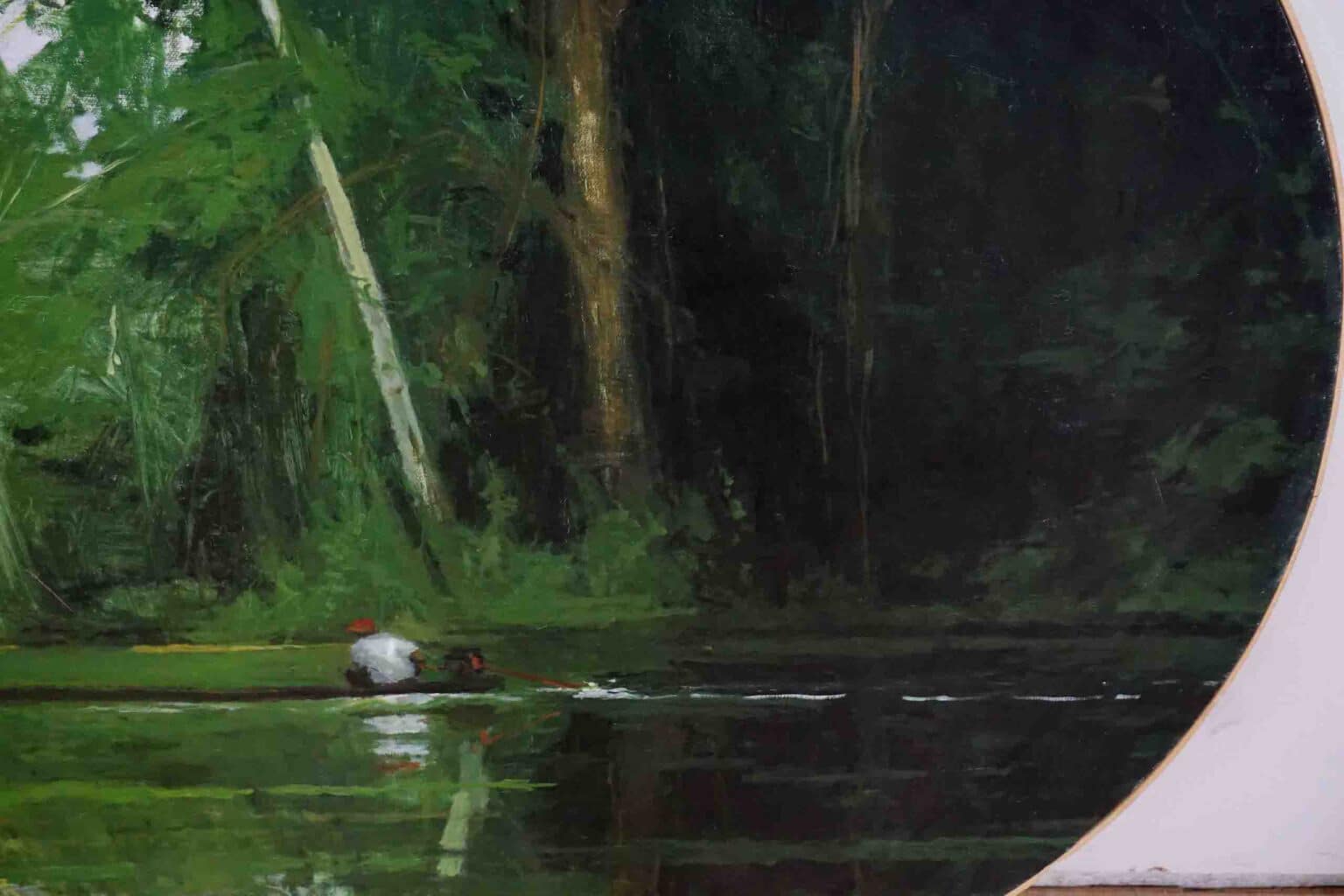 Afternoon on the Amazon river | Contemporary painting by Calo Carratalá ...