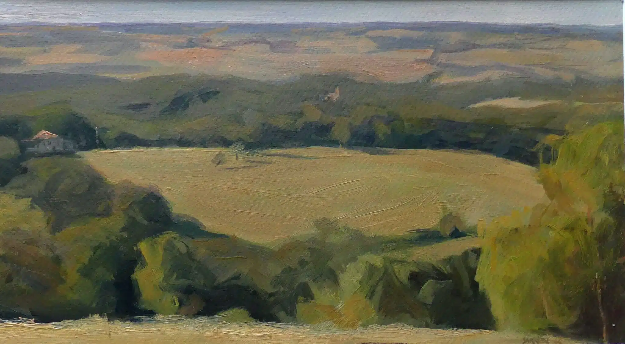 The Fauzan, valley | Contemporary painting by Valérie de Sarrieu for ...