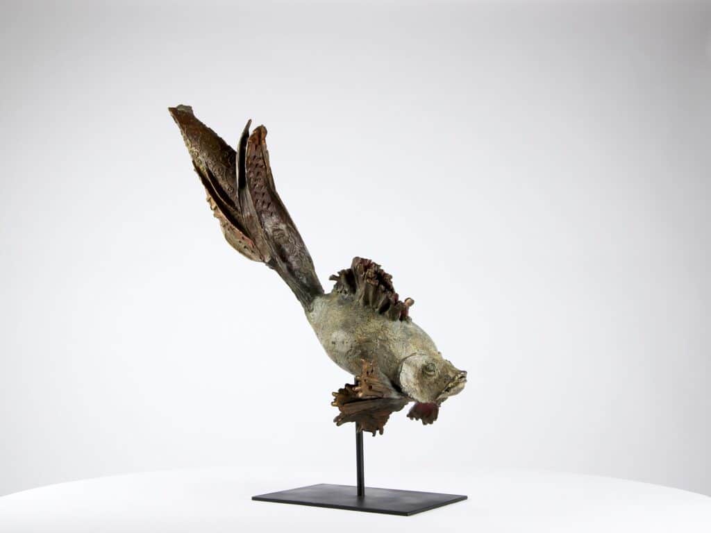 Siamese Fighting Fish Princess | Contemporary sculpture by Chésade for ...
