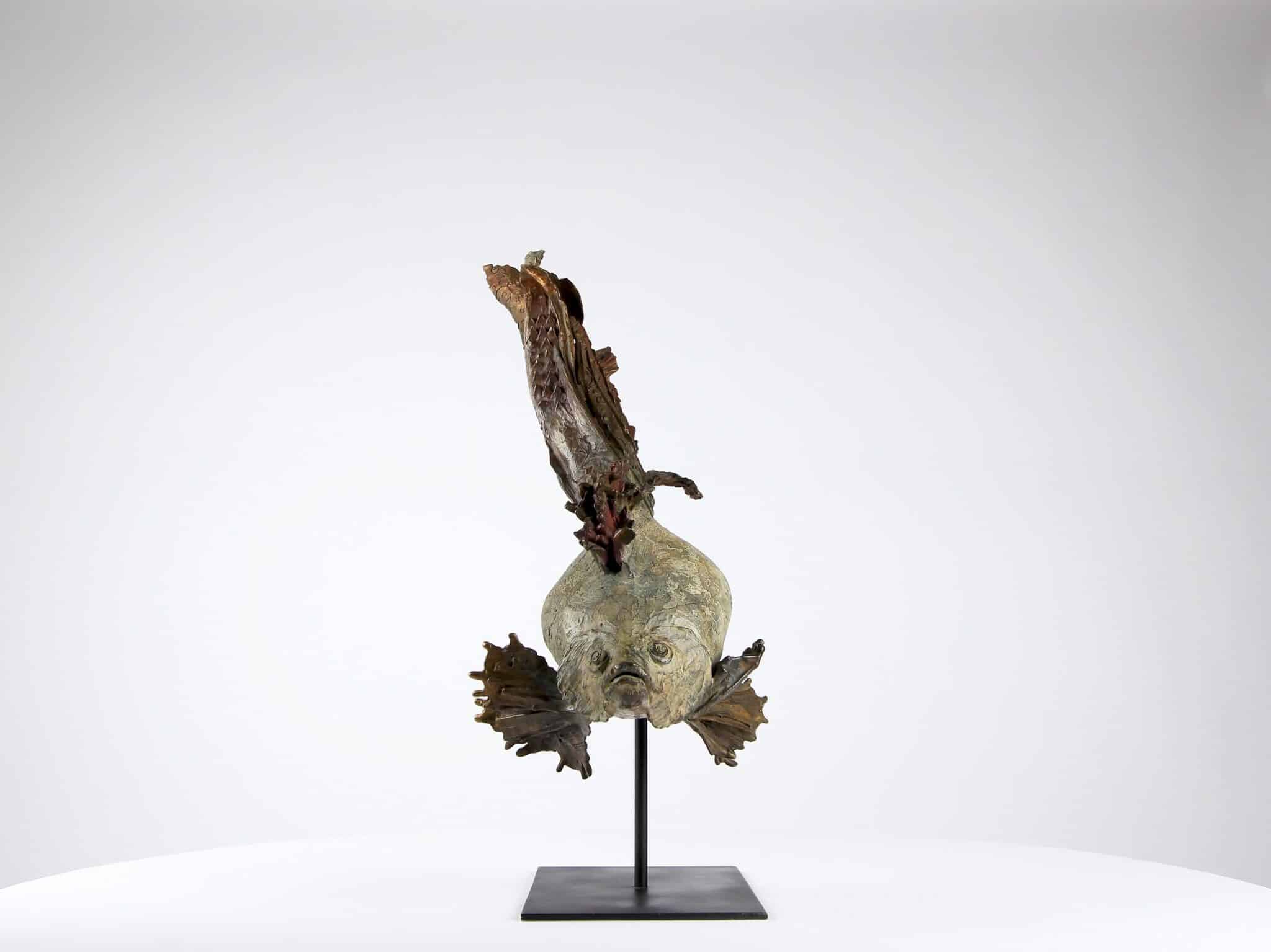 Siamese Fighting Fish Princess | Contemporary sculpture by Chésade for ...