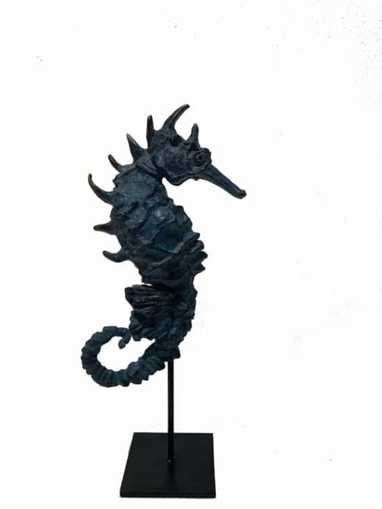 Artistics | Hippocampe Ultramarin I par Chésade - Sculpture contemporaine