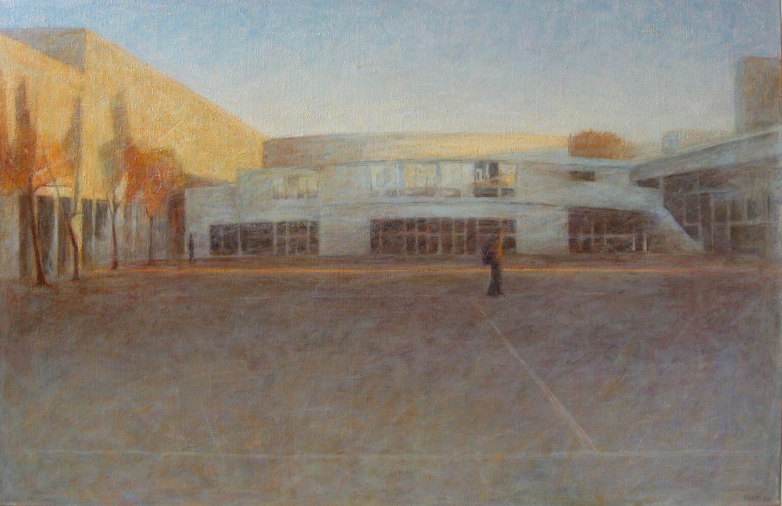 The road | Contemporary painting by Valérie de Sarrieu for Sale at ...