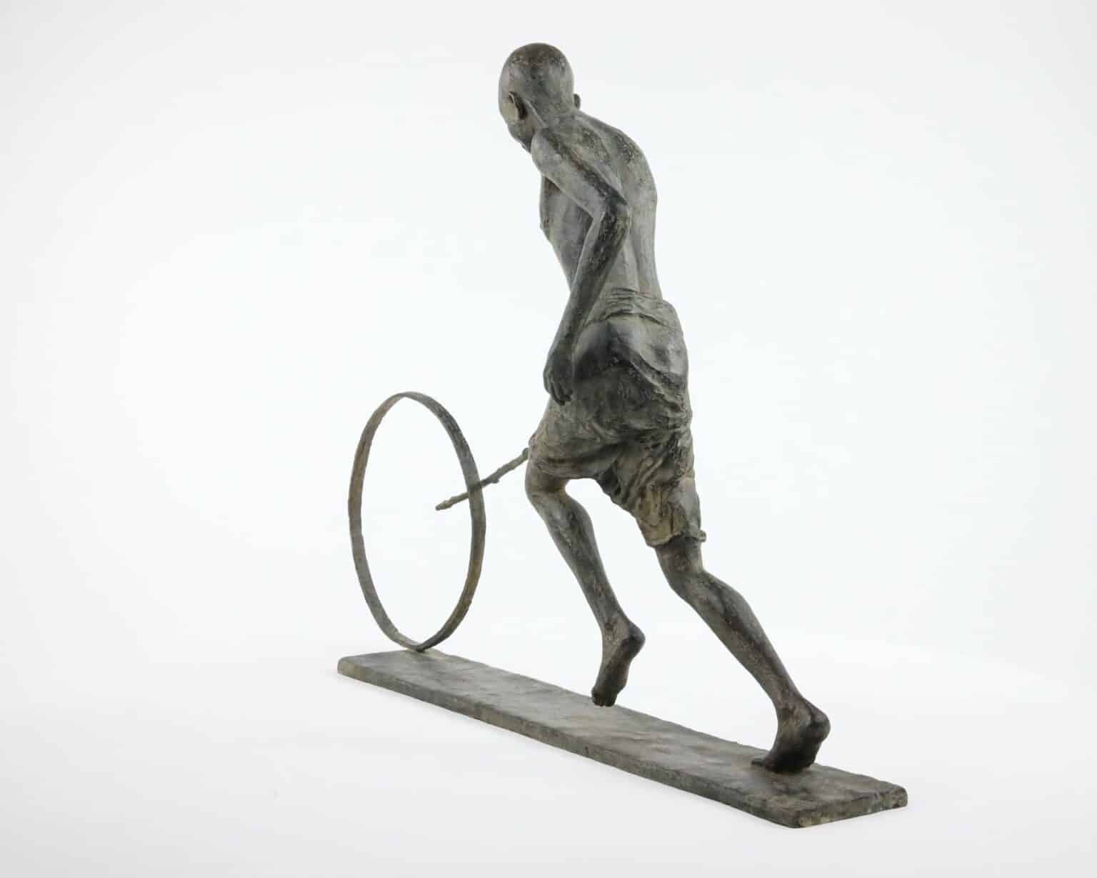 Le Pousseur de Lune | Contemporary sculpture by Marine de Soos for Sale ...
