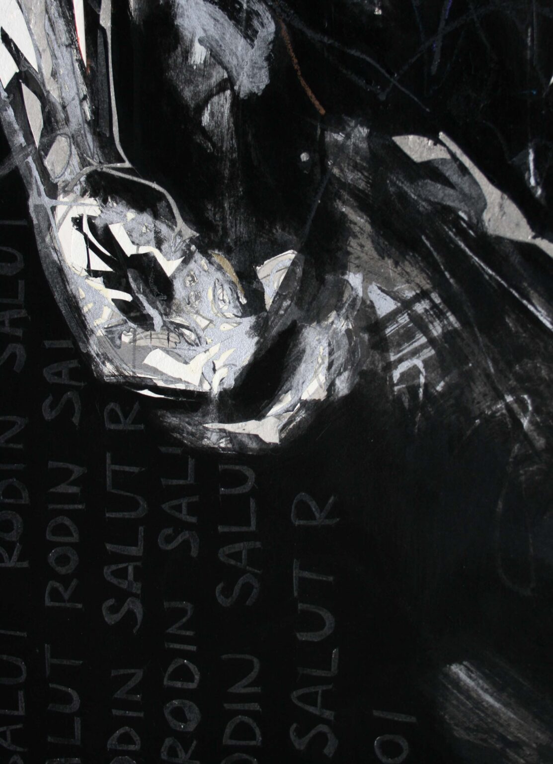 Tribute to Rodin 5 | Contemporary painting by Hongyu Zhang for Sale at ...