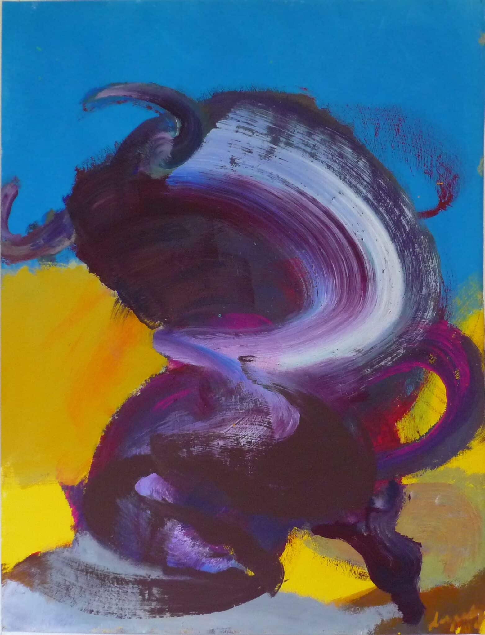 Ancestor of India by Christophe Dupety - Contemporary painting | Artistics