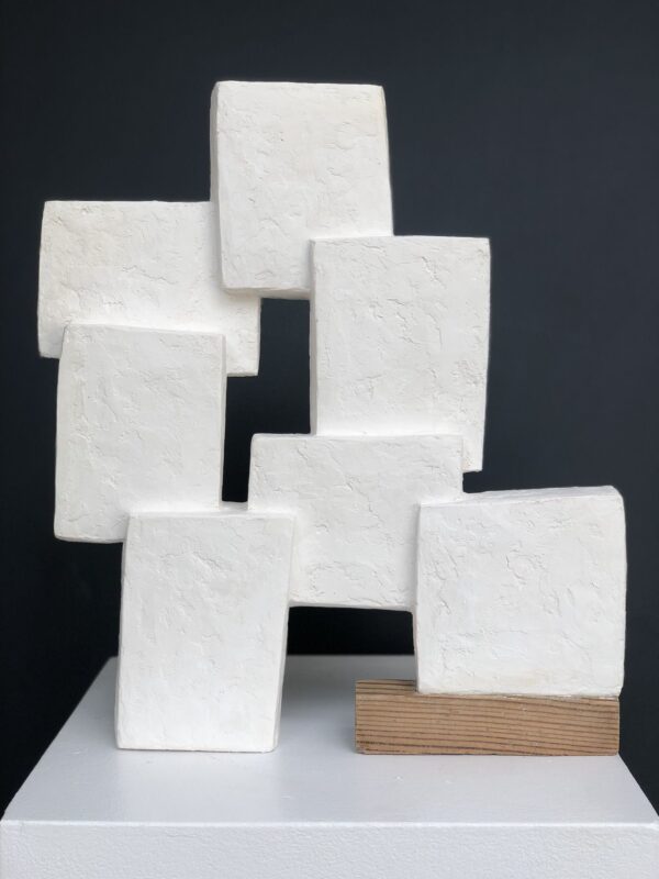 Unity VI, plaster | Contemporary sculpture by Delphine Brabant for Sale ...