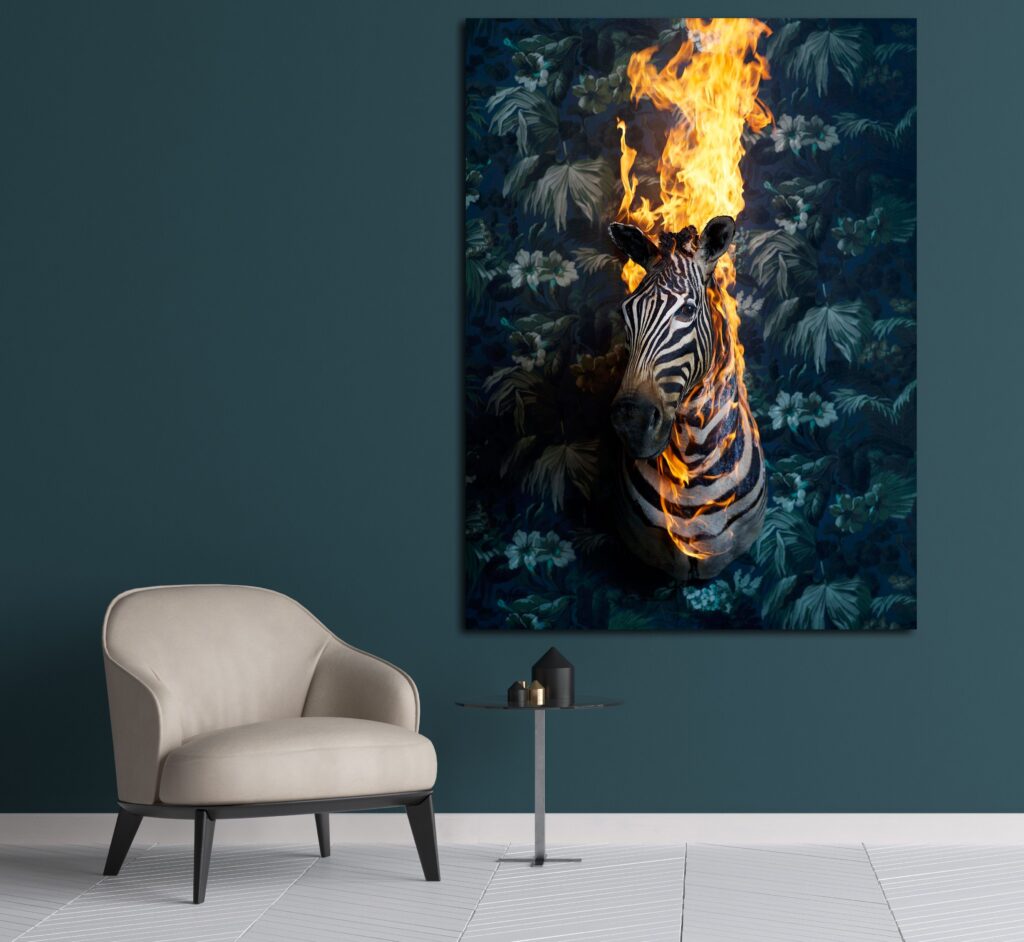 Zebra, Residence of Impermanence series | Contemporary photography by ...
