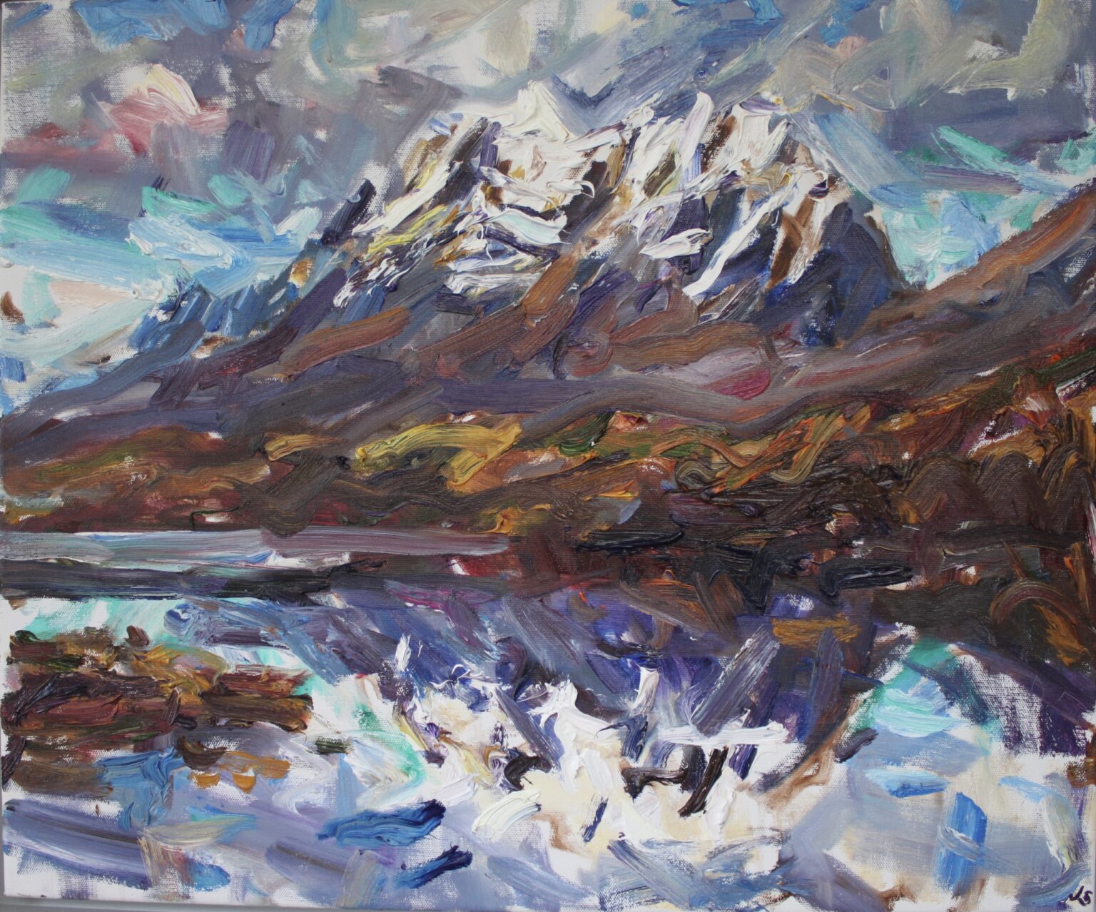 Loch nan Arr by Jonathan Shearer - Contemporary painting | Artistics