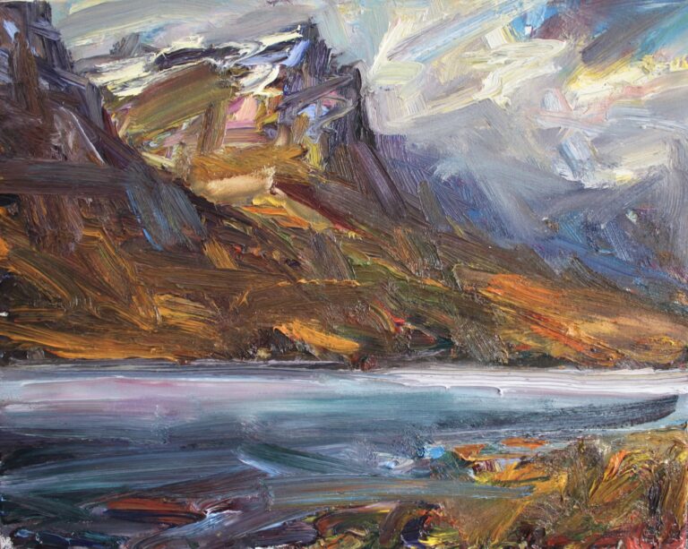 Loch nan Arr by Jonathan Shearer - Contemporary painting | Artistics