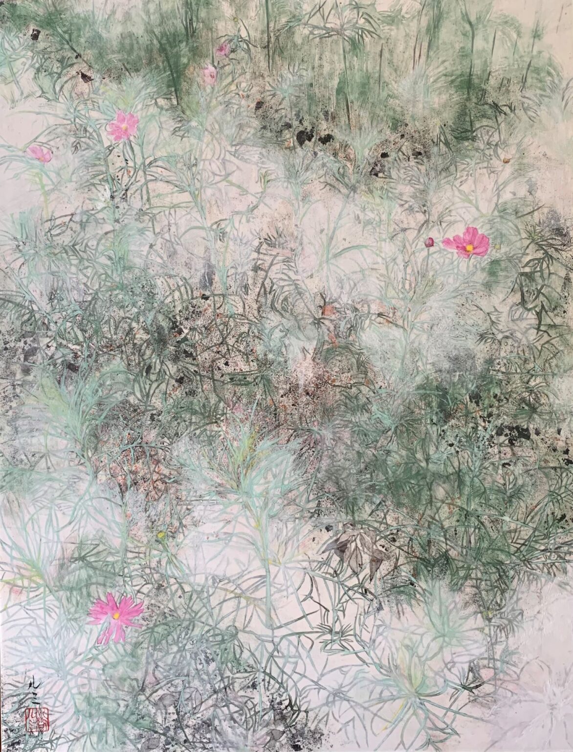 Cosmos II | Contemporary painting by Lumi Mizutani for Sale at Artistics