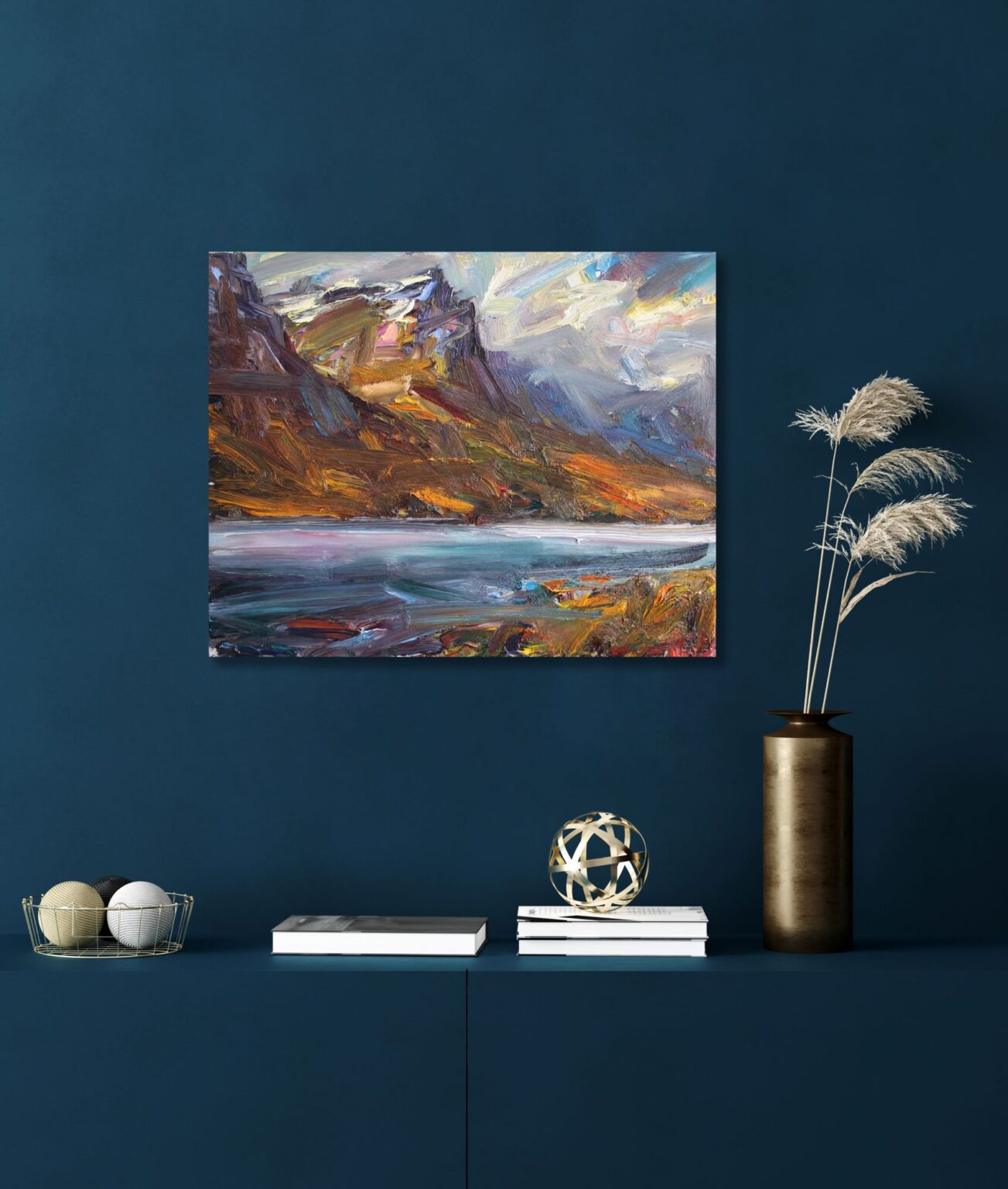 Loch nan Arr by Jonathan Shearer - Contemporary painting | Artistics