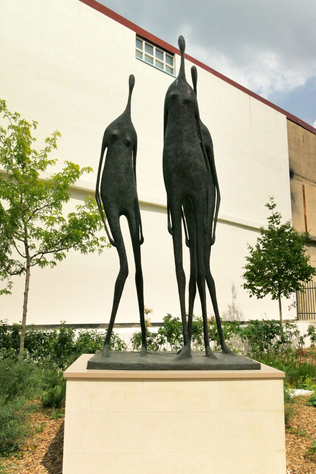 3 Monumental Standing Figures | Contemporary sculpture by Pierre Yermia ...