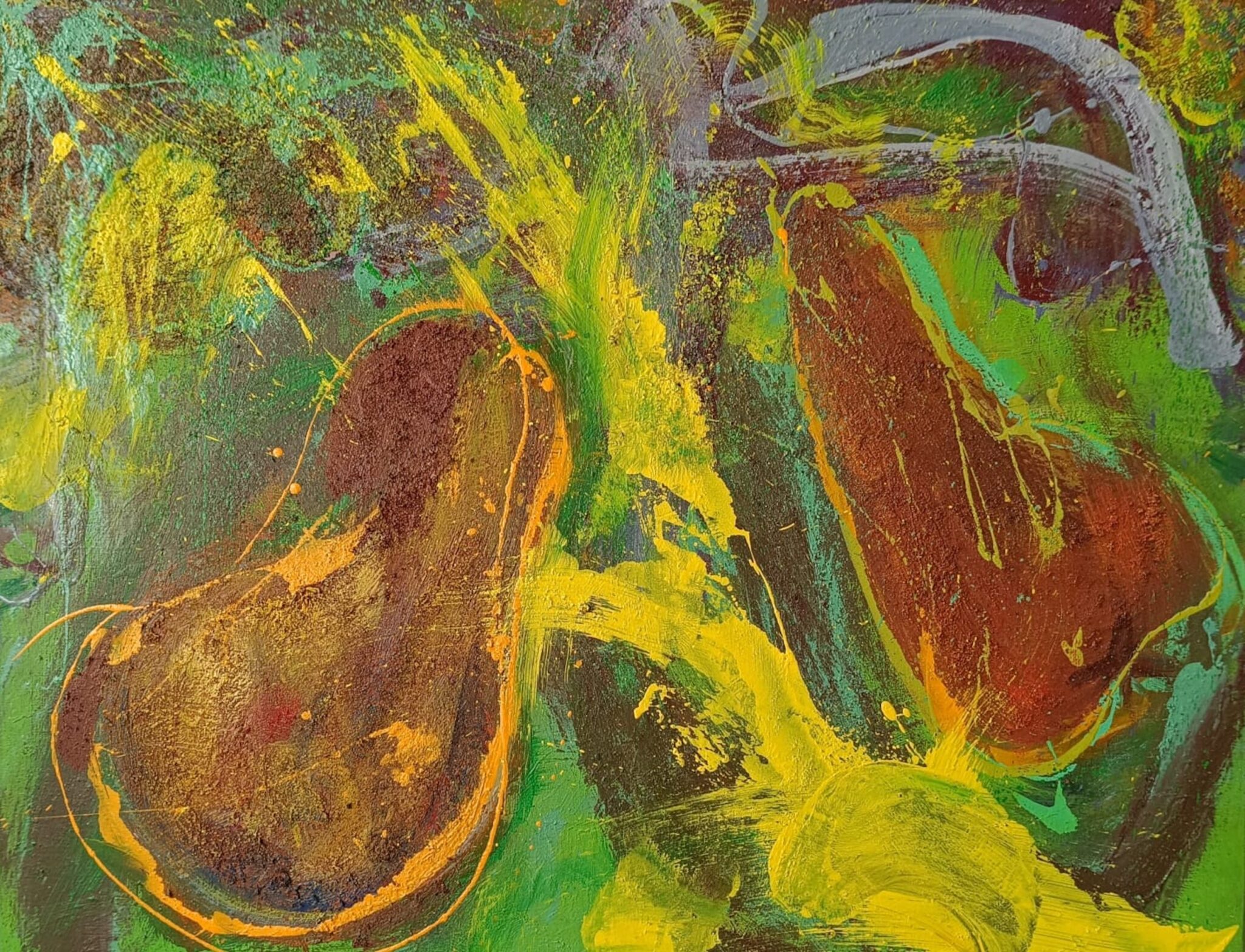 Ancestor of India by Christophe Dupety - Contemporary painting | Artistics