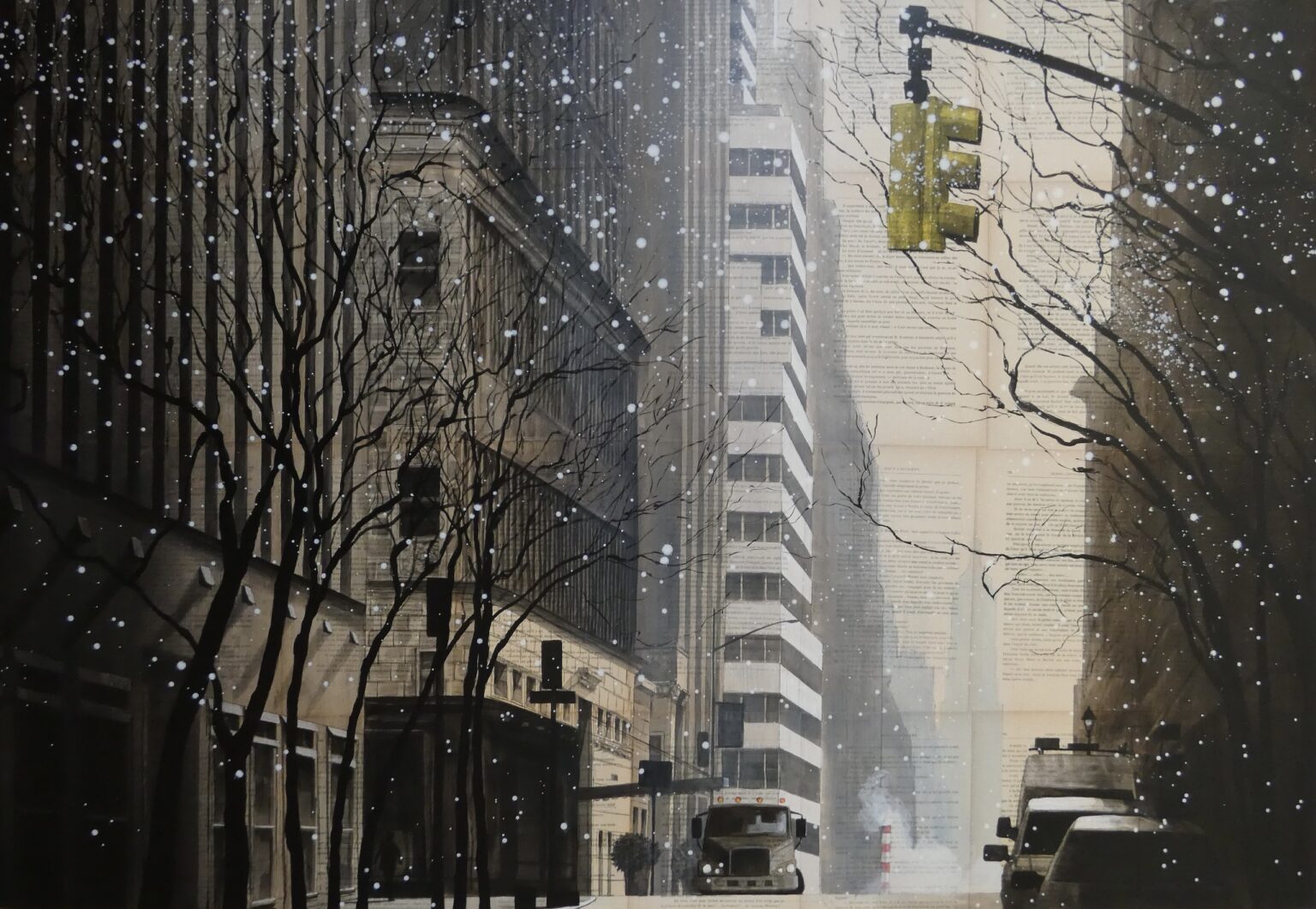 March | Contemporary painting by Guillaume Chansarel for Sale at Artistics