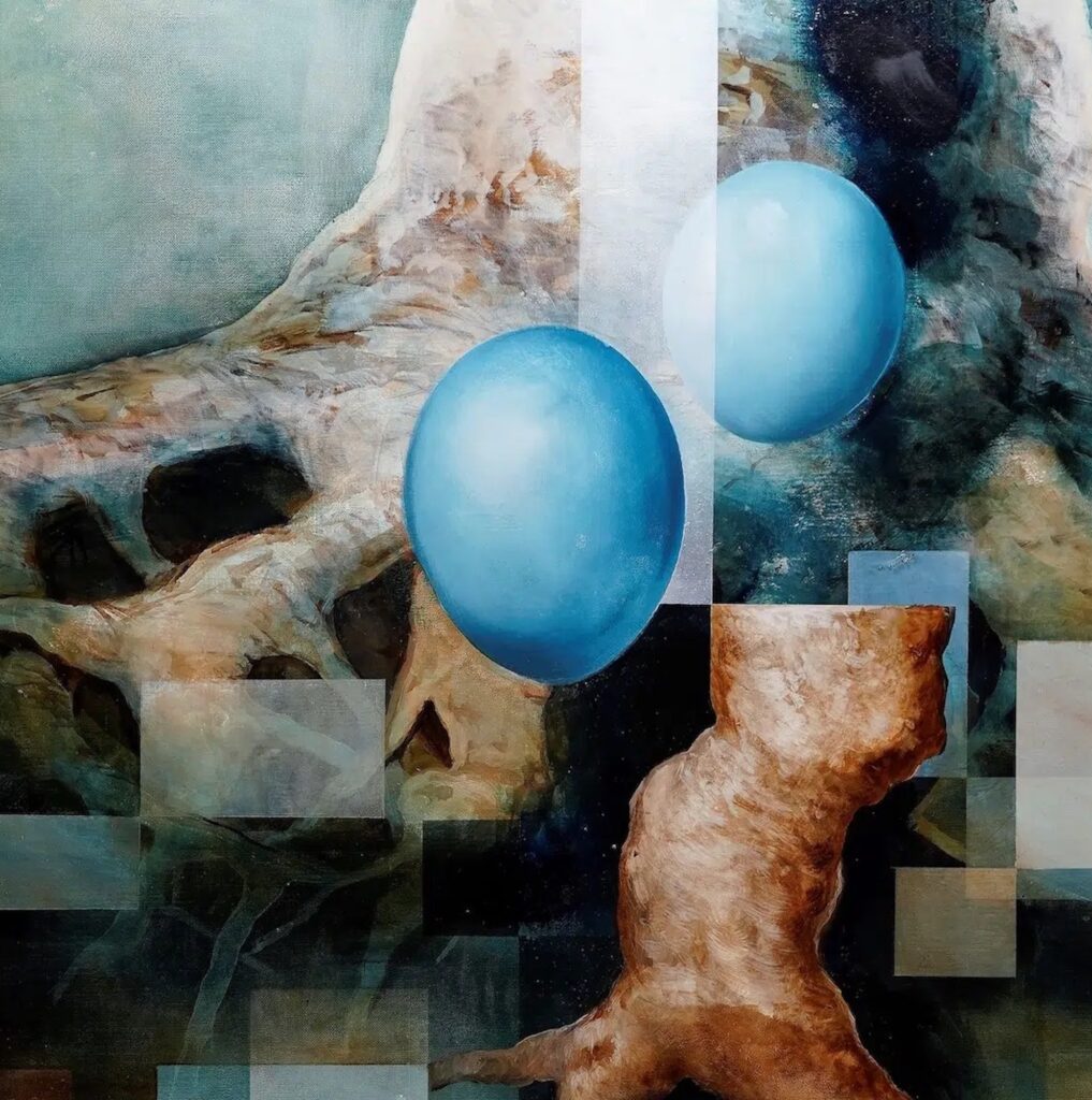 Root VIII | Contemporary painting by Joachim van der Vlugt for Sale at ...