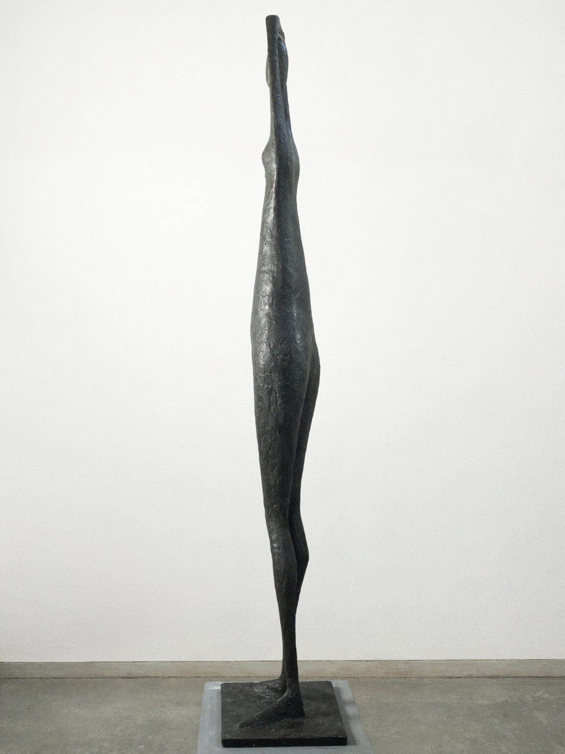 Large Arms Raised Standing Figure II by Pierre Yermia - Contemporary ...