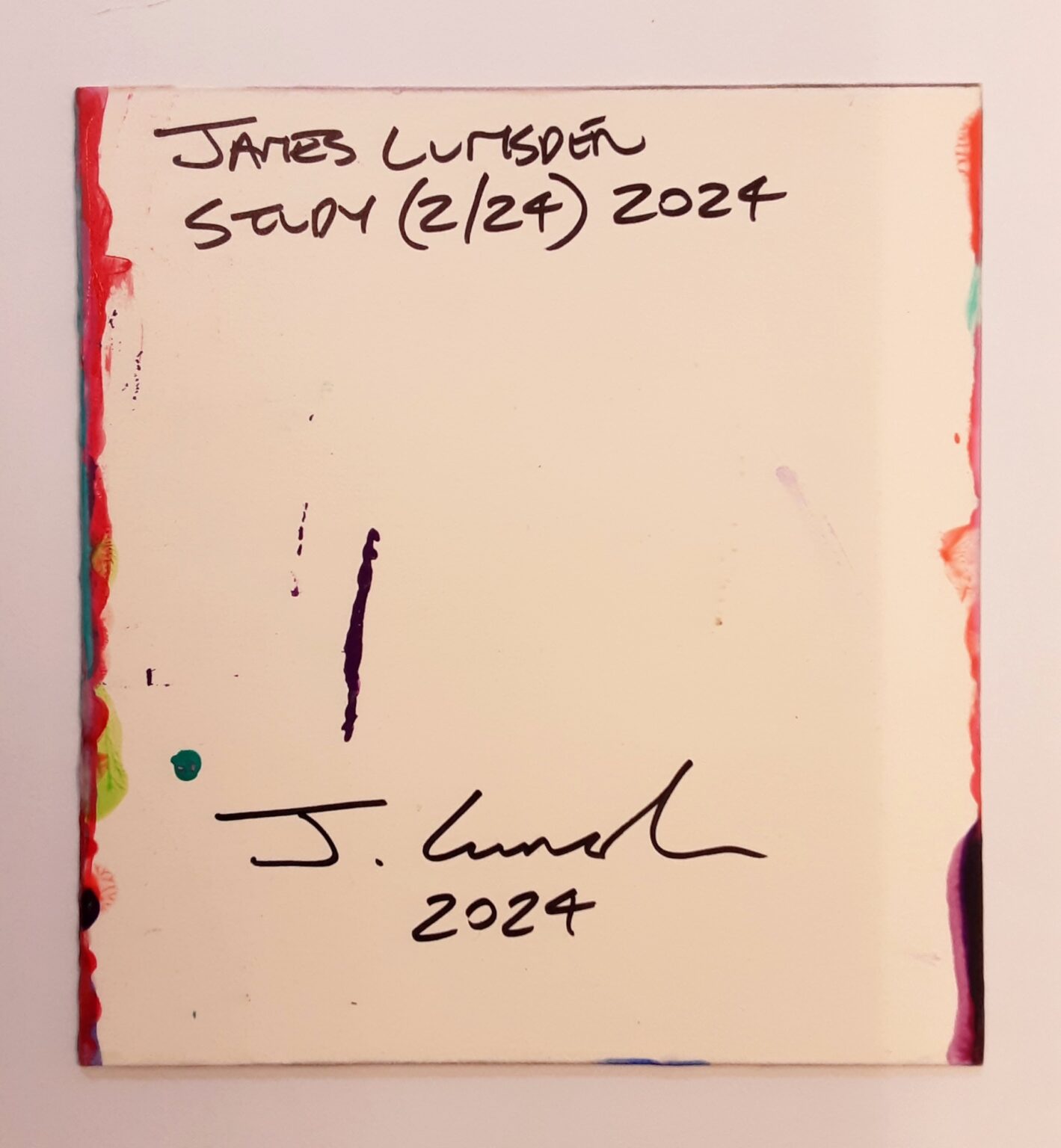 Study (2/24) by James Lumsden - Contemporary painting | Artistics