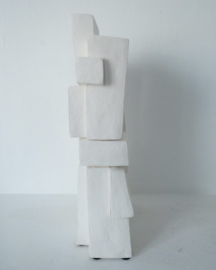 Unity I, plaster by Delphine Brabant - Contemporary sculpture | Artistics
