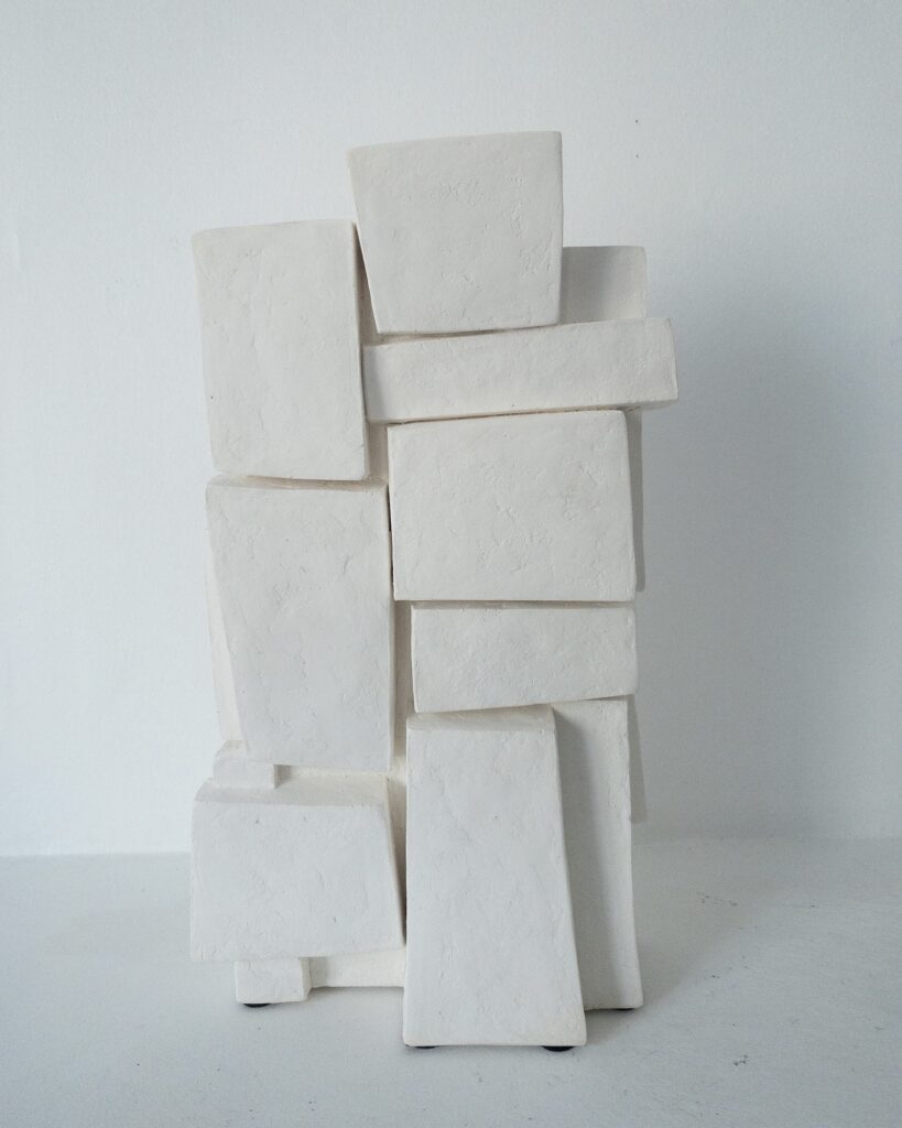 Unity I, plaster by Delphine Brabant - Contemporary sculpture | Artistics