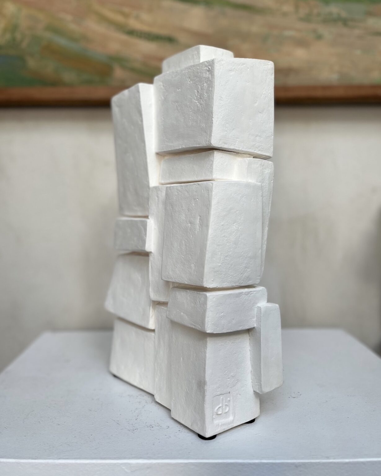 Unity I, plaster by Delphine Brabant - Contemporary sculpture | Artistics