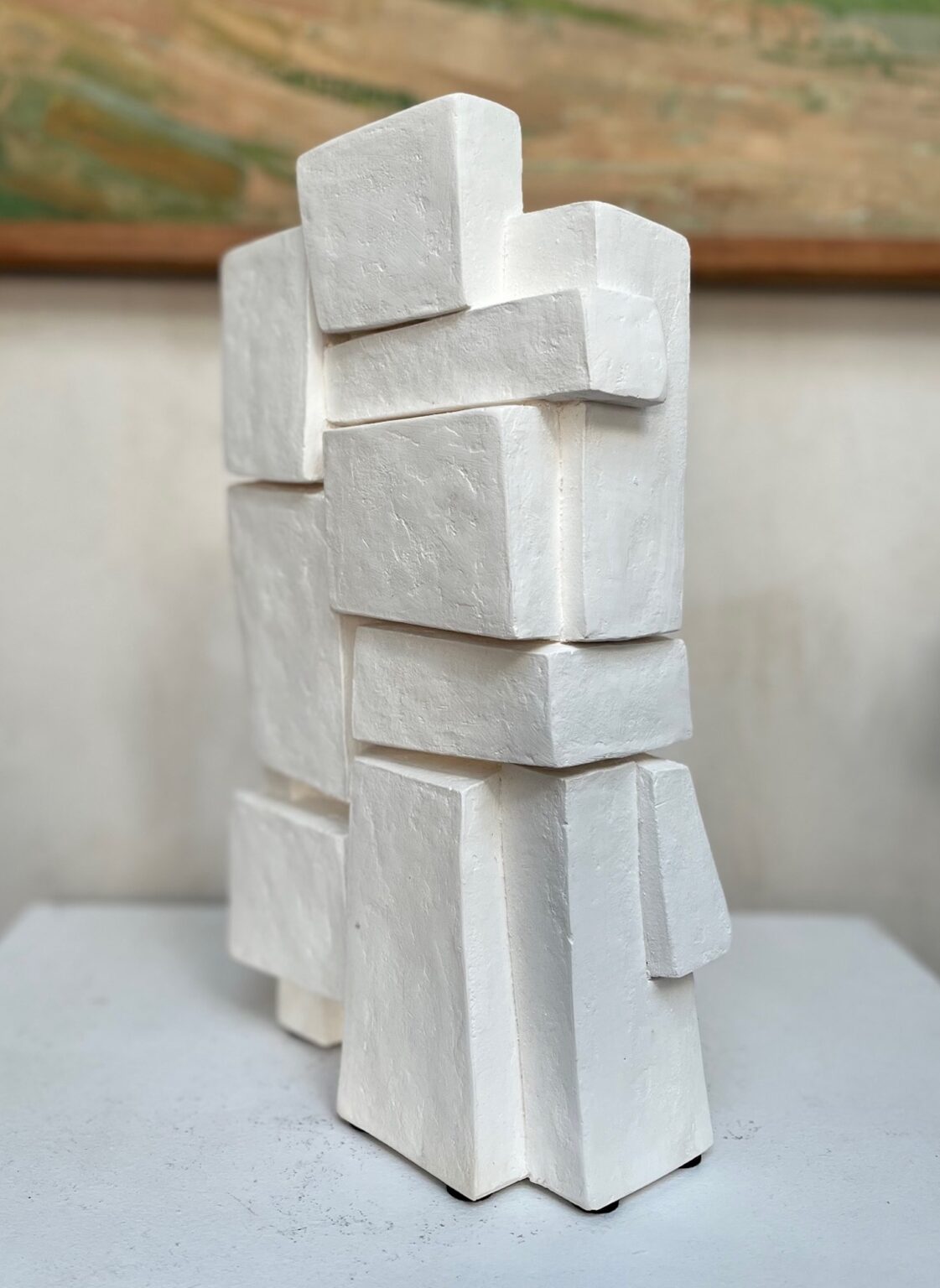 Unity I, plaster by Delphine Brabant - Contemporary sculpture | Artistics