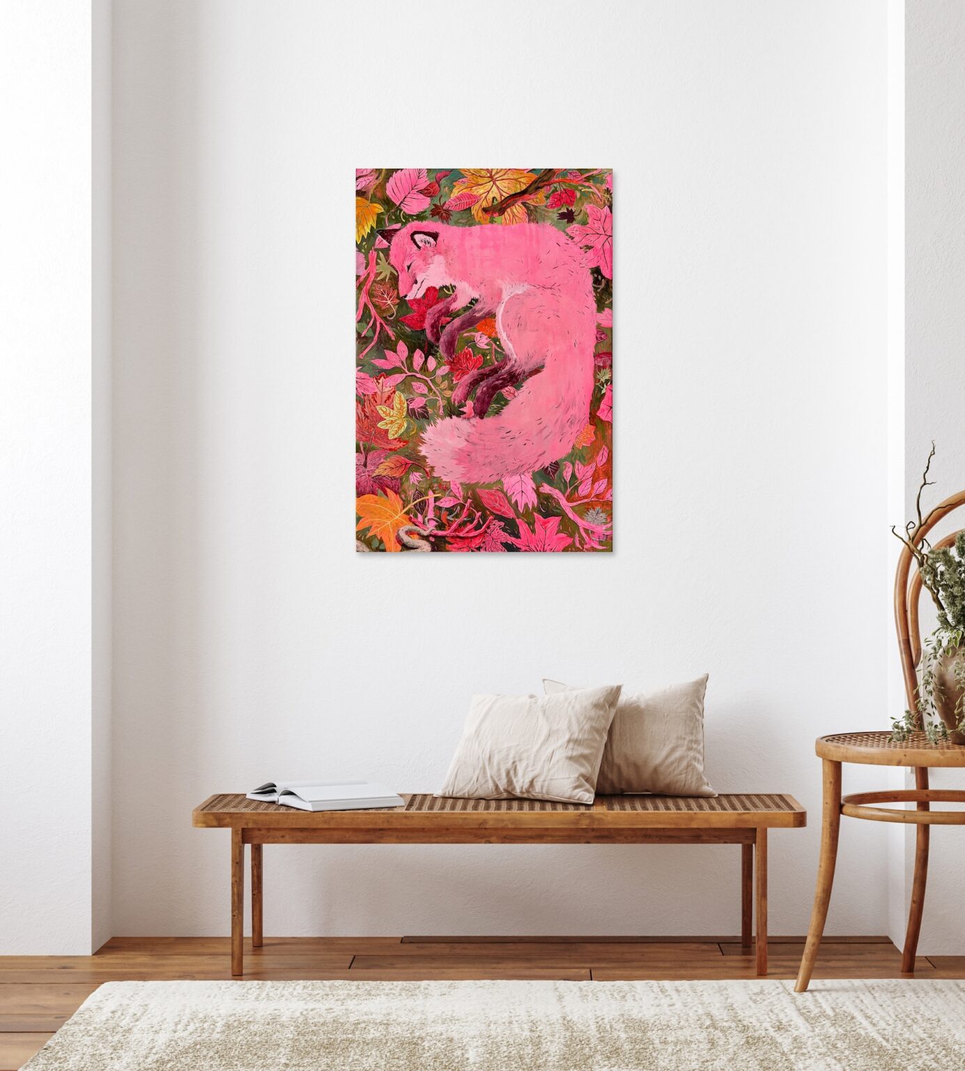 Fallen Fox by Rene Gonzalez - Contemporary painting | Artistics