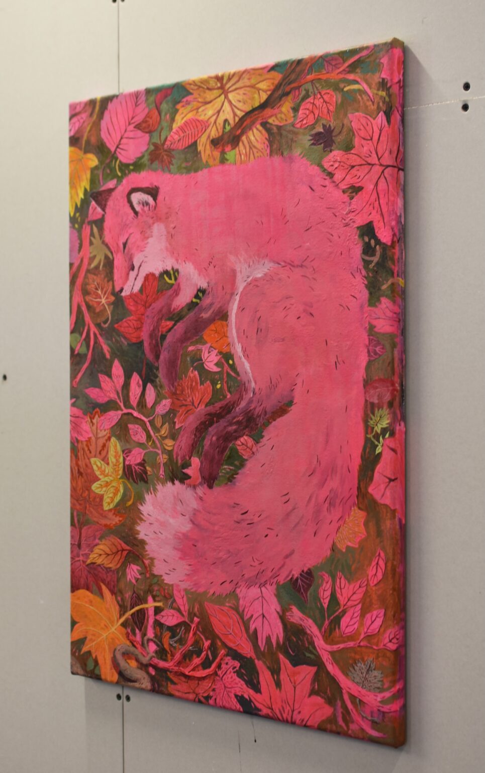 Fallen Fox by Rene Gonzalez - Contemporary painting | Artistics