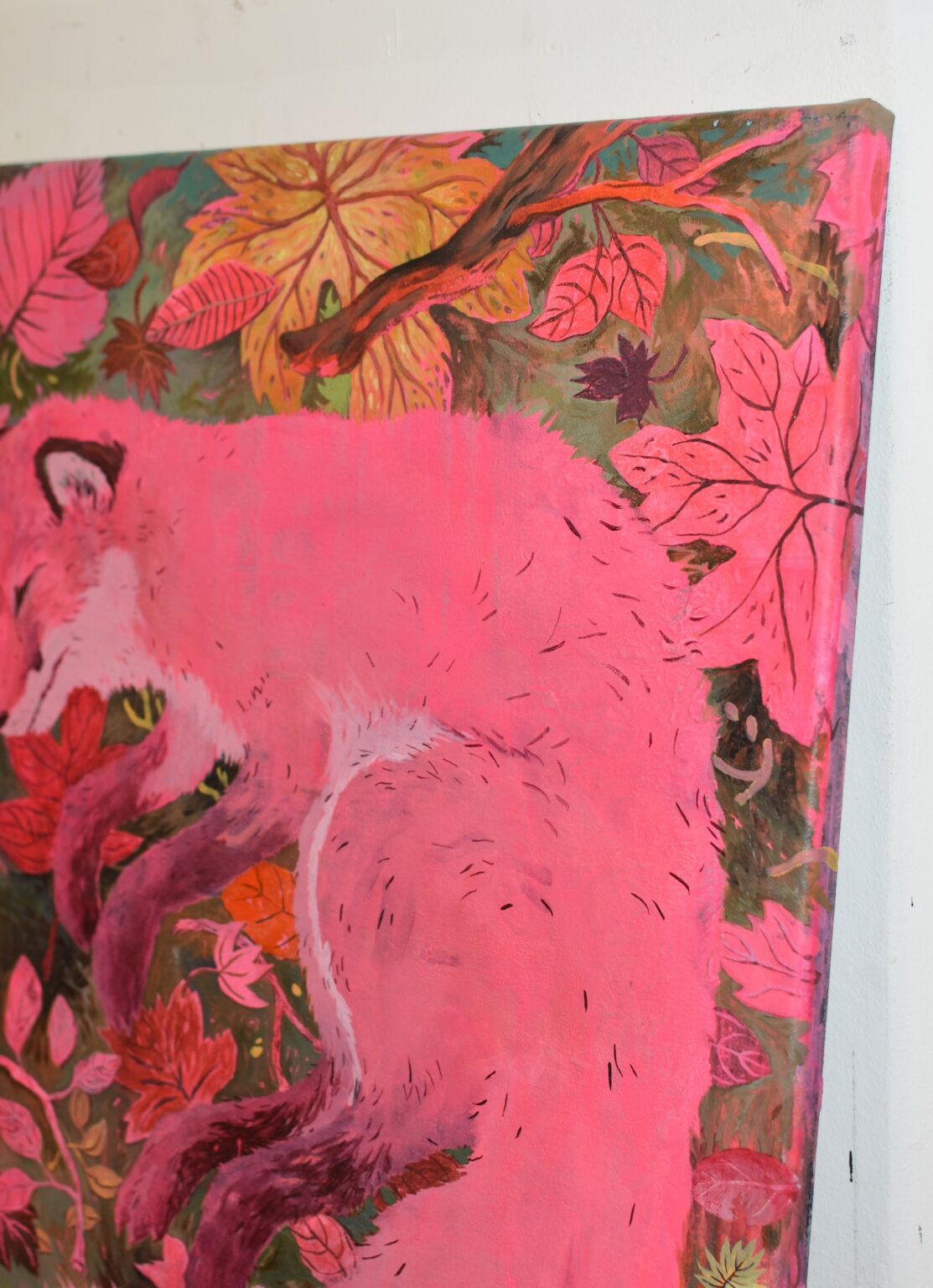Fallen Fox by Rene Gonzalez - Contemporary painting | Artistics
