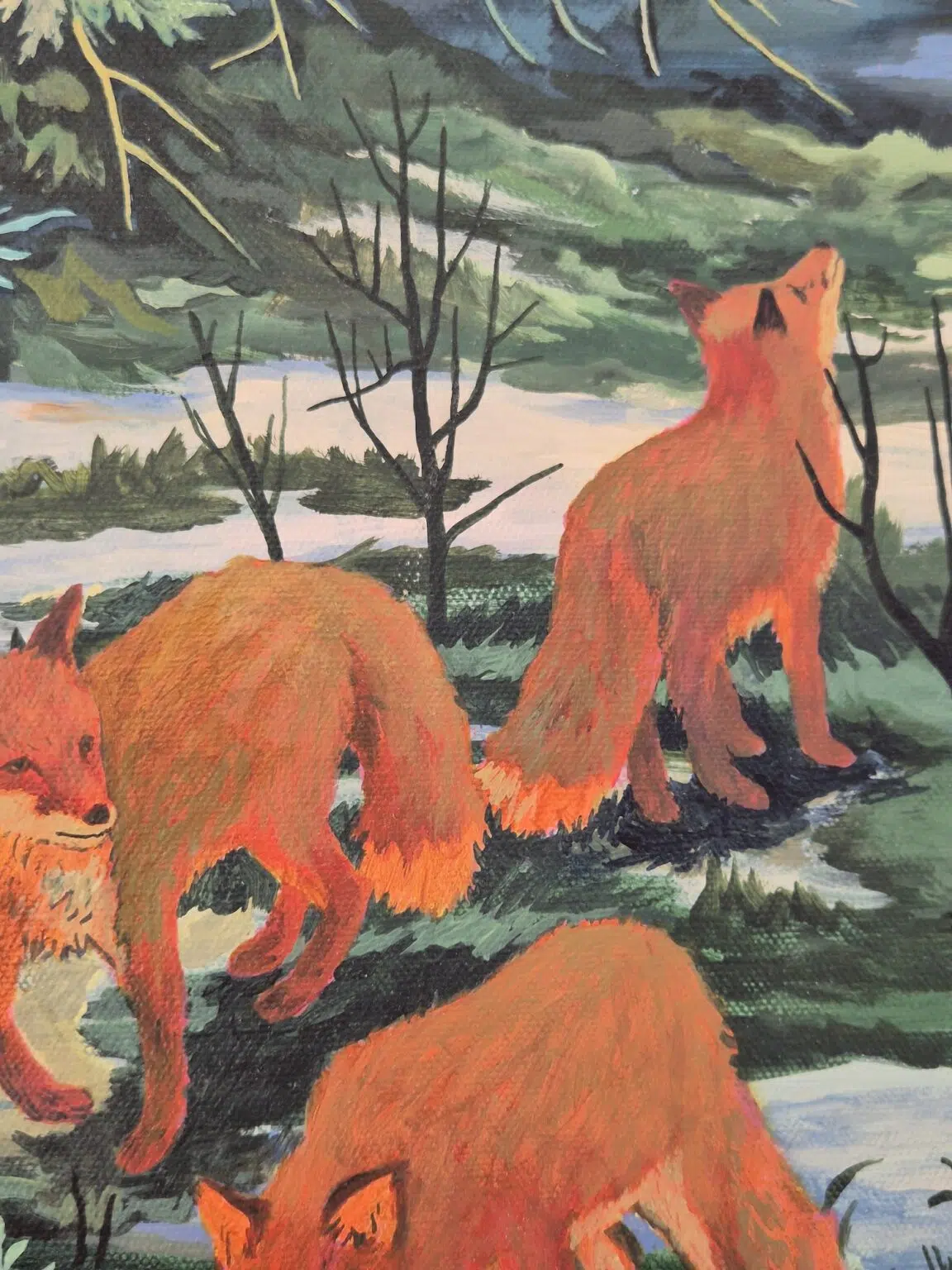 Bleeding Sky by Rene Gonzalez - Contemporary painting | Artistics