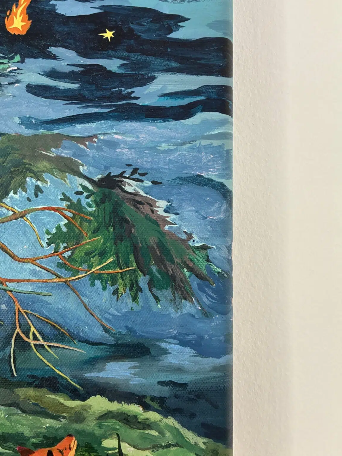 Bleeding Sky by Rene Gonzalez - Contemporary painting | Artistics