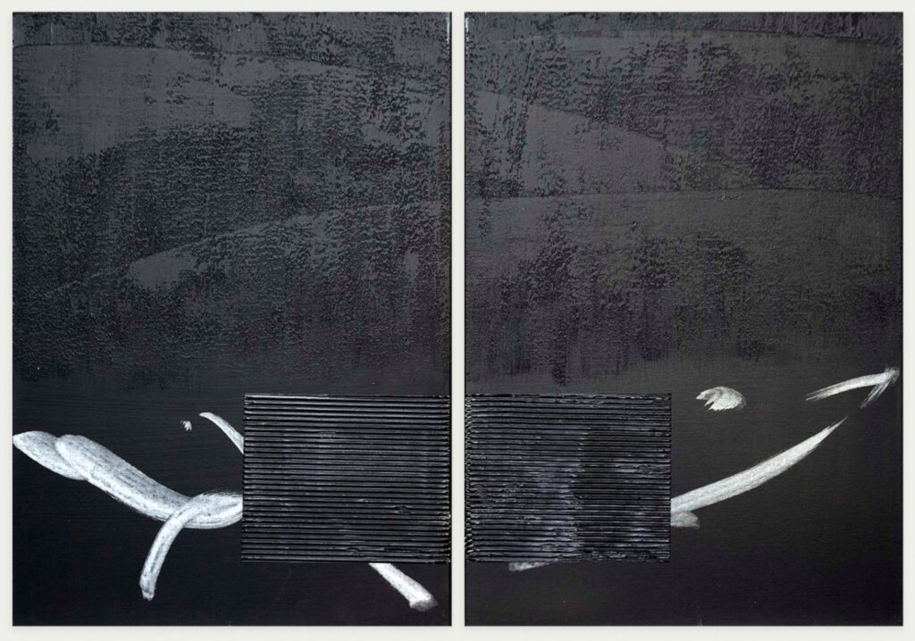 Permanescence TN697 D | Contemporary painting by Hachiro Kanno for Sale ...