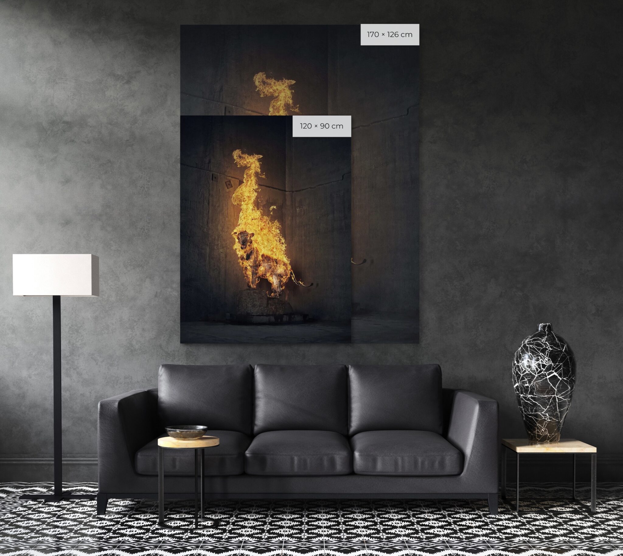 Lion 2, Residence of Impermanence series | Contemporary photography by ...